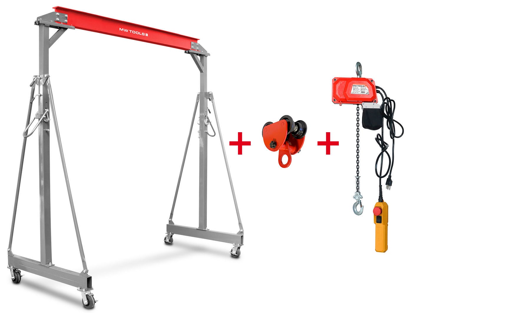 Set grue à portique mobile 1 t PTLK1 MW Tools PTLK1-SET300 | Leroy Merlin