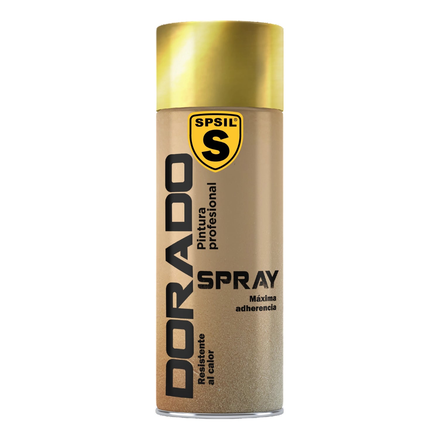Spray Pintura Profesional SPSIL Brillo Dorado 400ml- Secado Rápido ...
