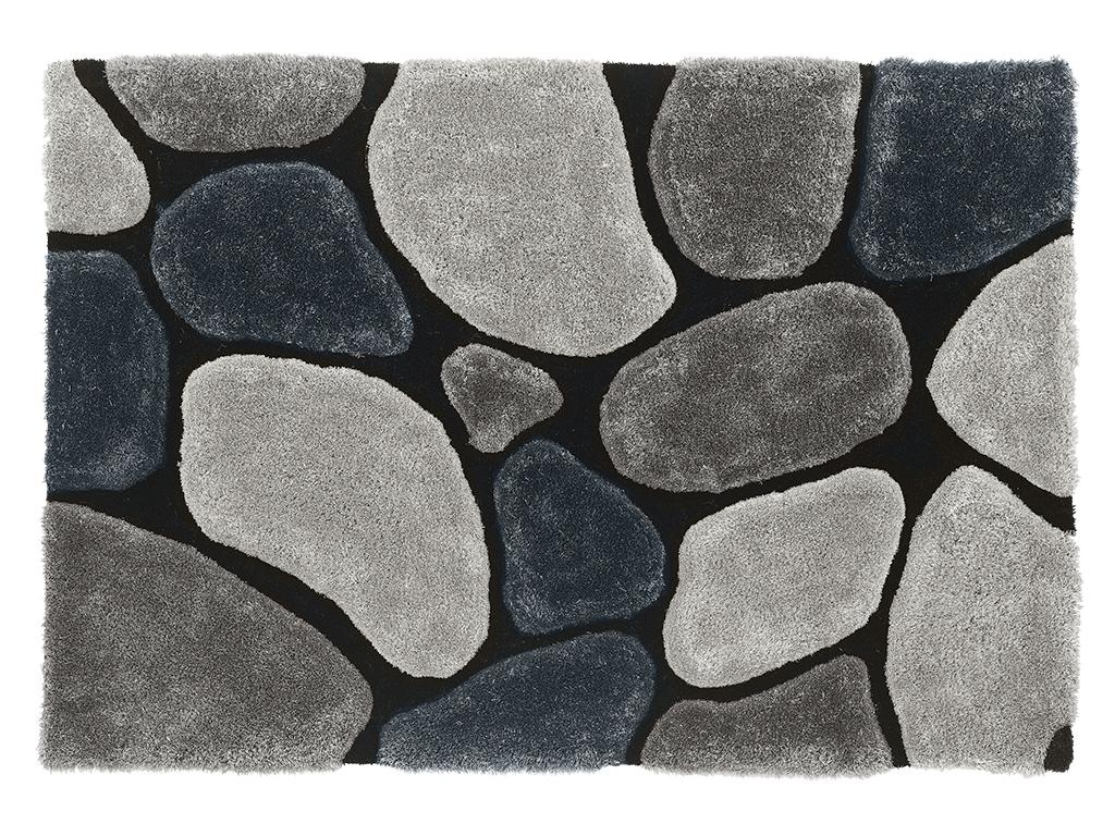 Tapis shaggy à poils longs - 200 x 290 cm - Gris - PIETRA | Leroy Merlin