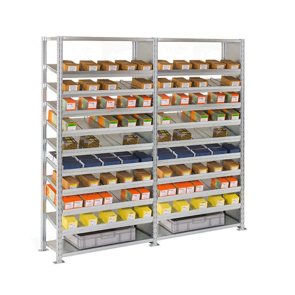 Armoire d'atelier 4 nivx - Élément suivant - 2000x1000x400mm - 150kg ...