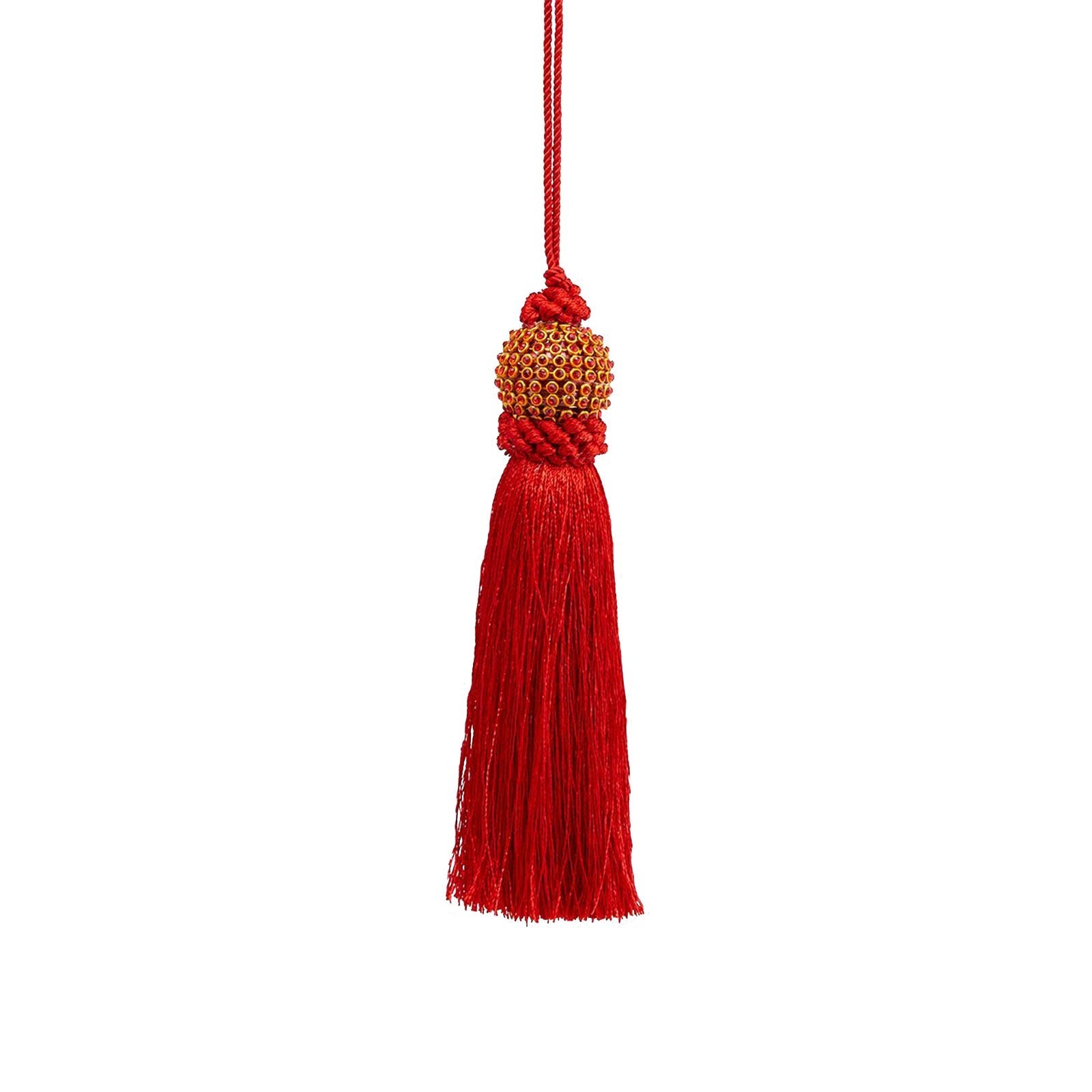 Pampille de Noël, pendentif sapin de Noël h 15 cm / Rouge clair | Leroy ...