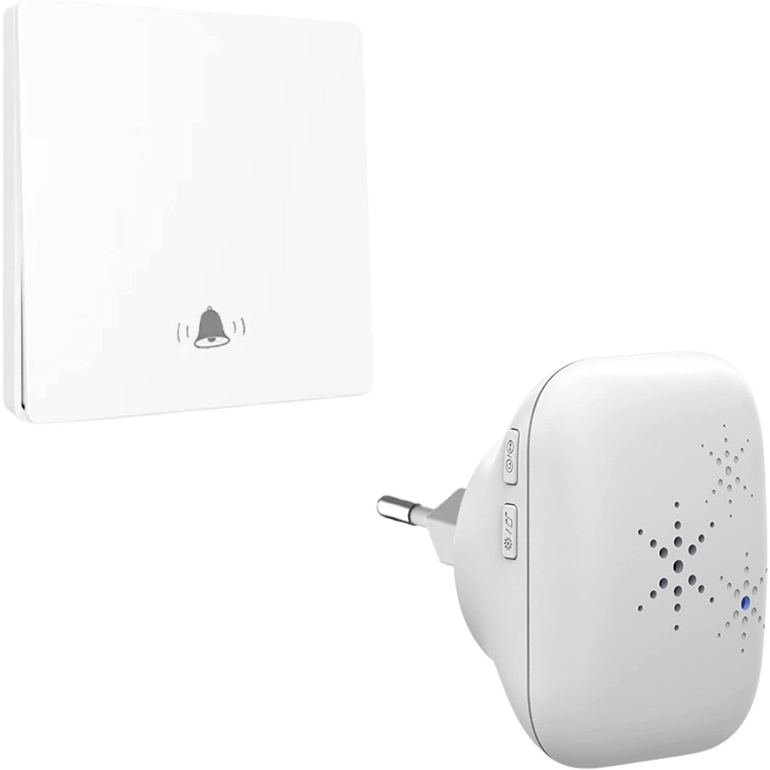 Sonnette sans fil sans pile - Etanche IP65 haute résistance - Longue ...