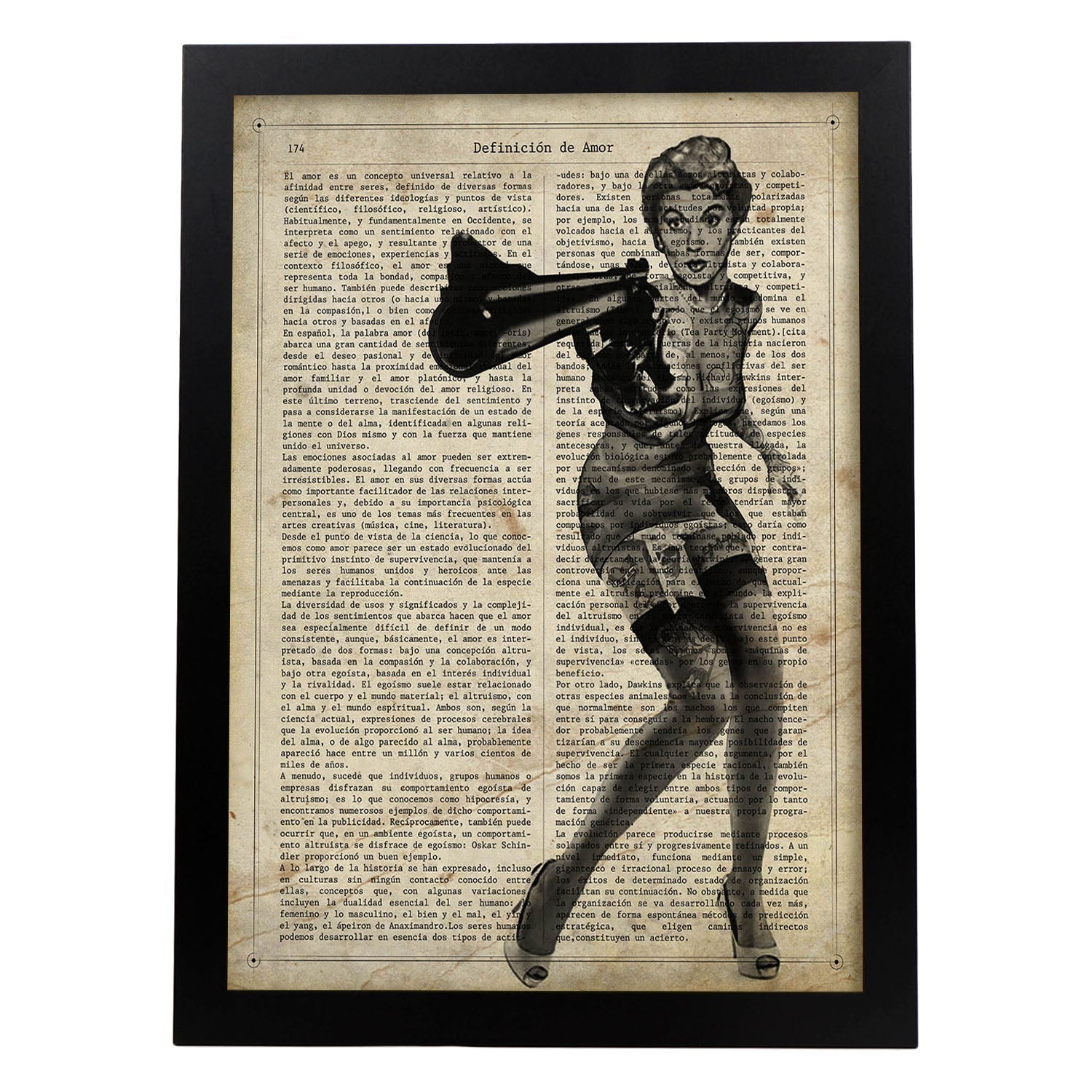 Poster De Pin Up Pistolera. Láminas Con Diseño Pin-up Para Decoracion ...