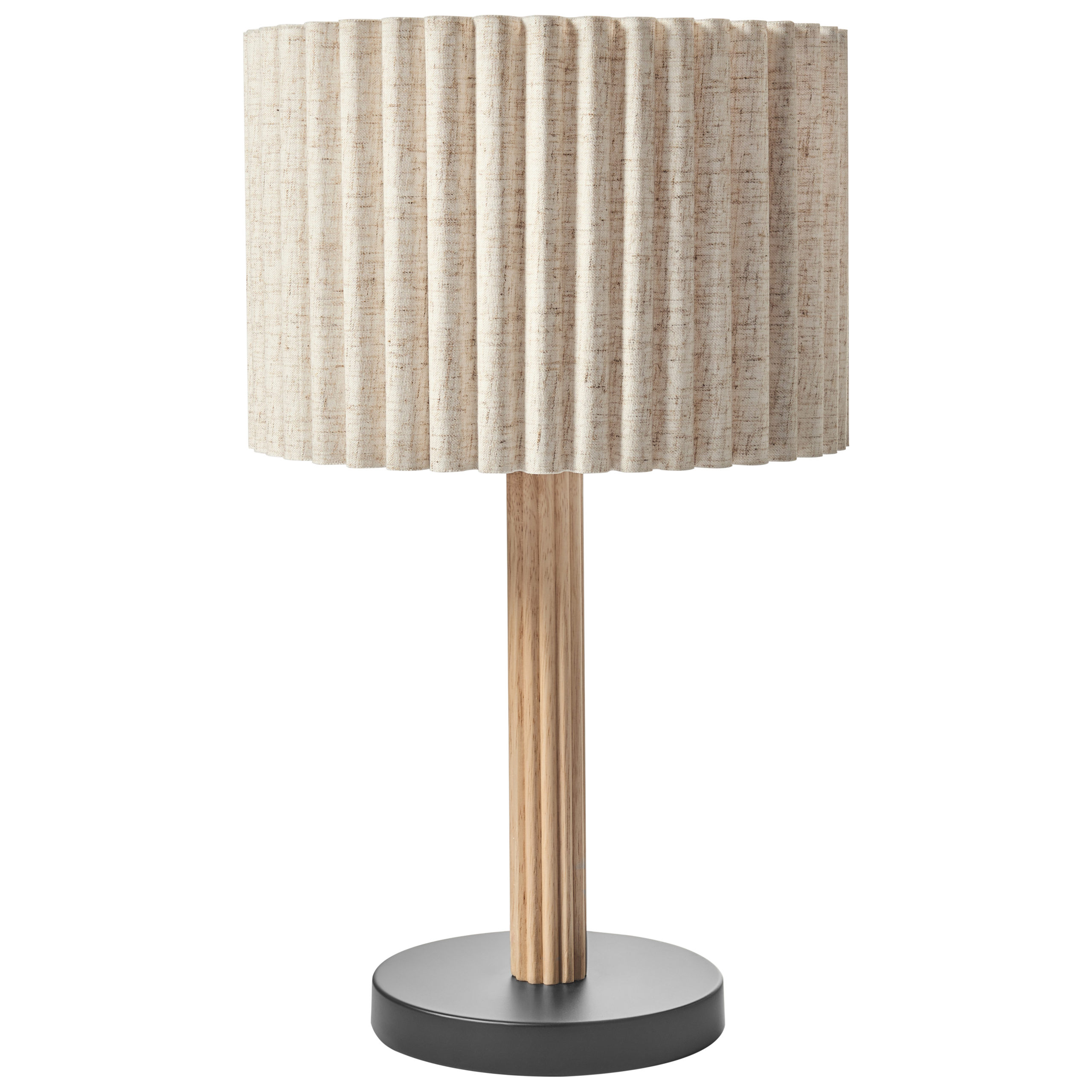 Lampe à poser BELESSA Lin Beige clair | Leroy Merlin