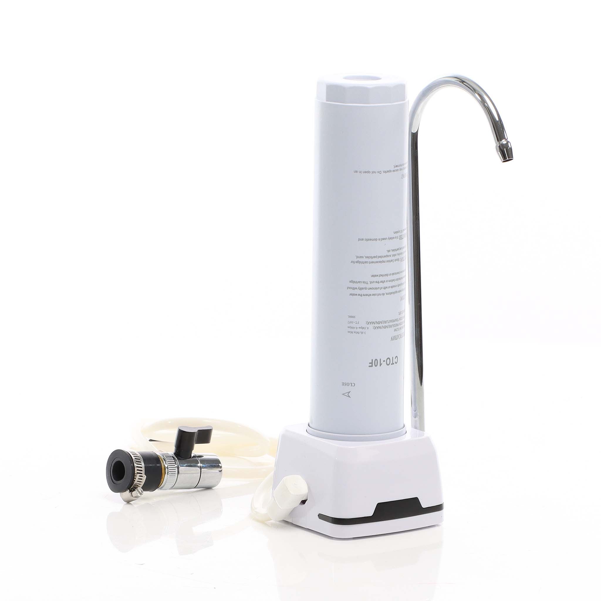 Naturewater NW-1-CTO Filtre de table pour eau potable – avec Bloc de ...