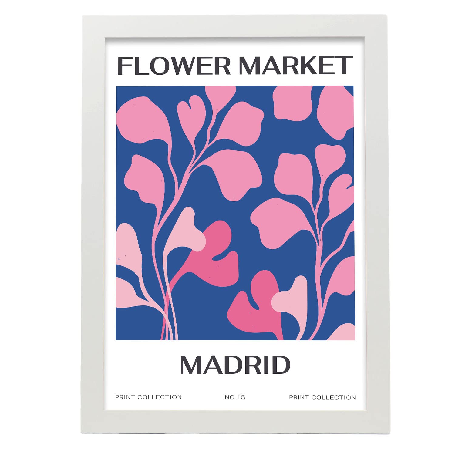 Affiche Avec Des Fleurs Et Des Plantes. Stémone. Illustrations ...