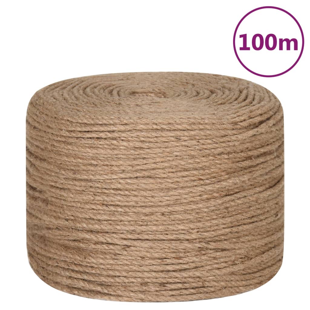 Corde,Cordage de jute 100 m de long 6 mm d'épaisseur CFW79952 | Leroy ... Corde,Cordage de jute 100 m de long 6 mm d'épaisseur CFW79952 | Leroy ...