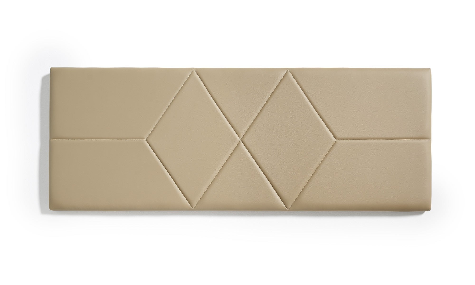 Tête De Lit 120 Two Diamonds Similicuir 152X57X5Cm Camel Clair | Leroy Merlin