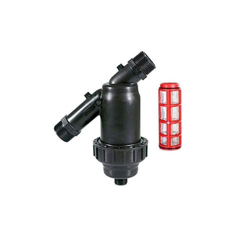 Filtro de Riego 1 1/4'' | Filtro de Malla para Tuberia 40mm | Tapón de drenaje incluido ...