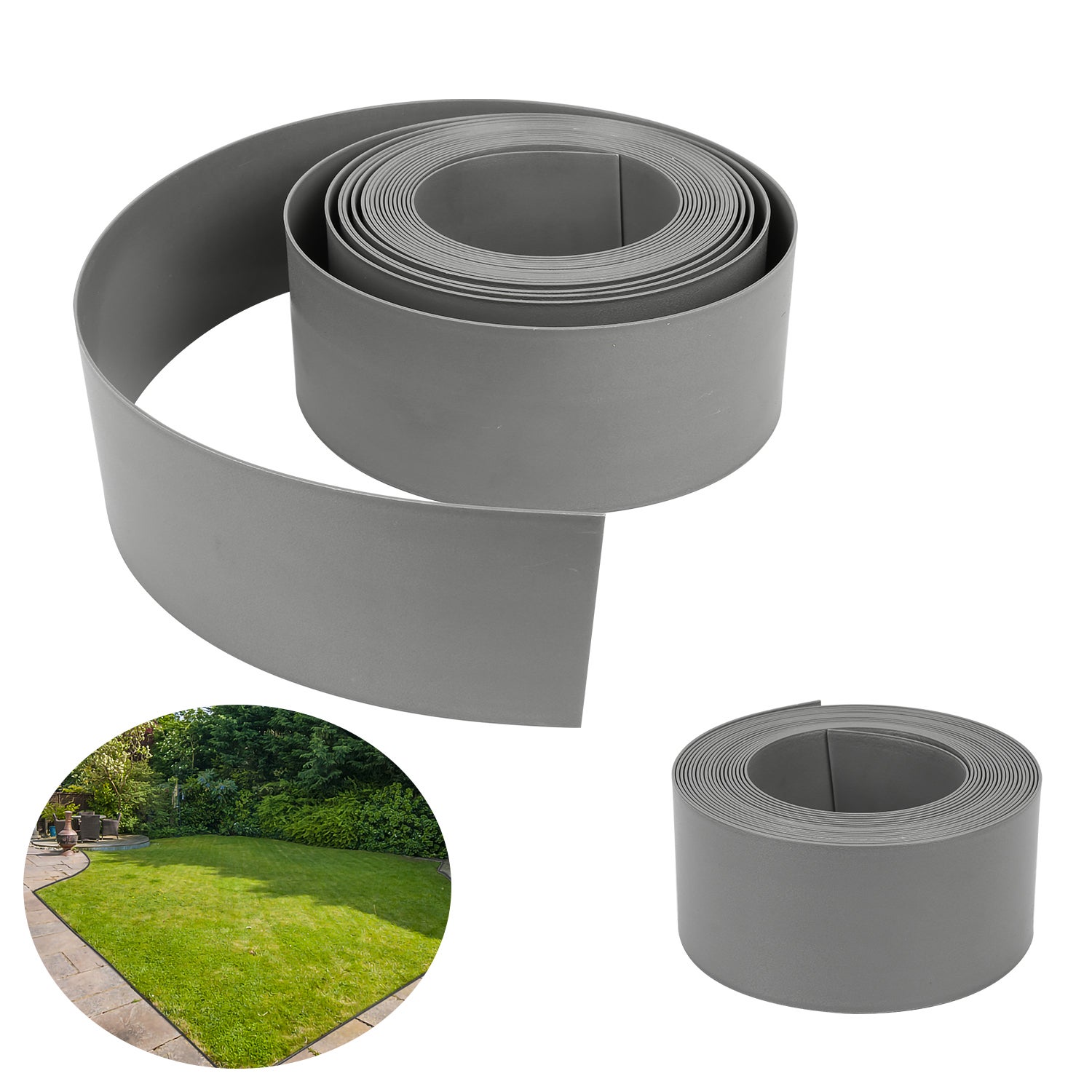 Bordure de pelouse Bordure de lit en plastique dur Bordure de pelouse ...