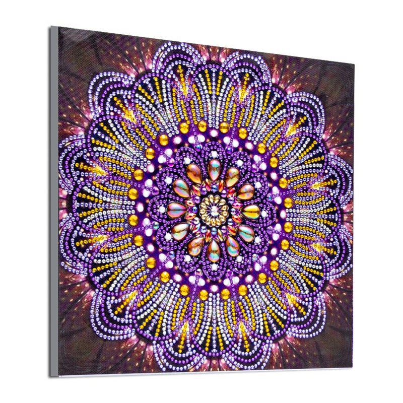 Peinture diamant 5D à faire soi-même, motif floral, broderie diamant de ...