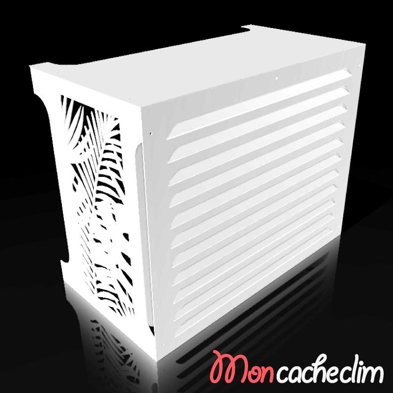 Cache SIGNATURE - BLANC RAL 9016 - Taille 0 = L 85 x H 65 x P 45 - 55 ...