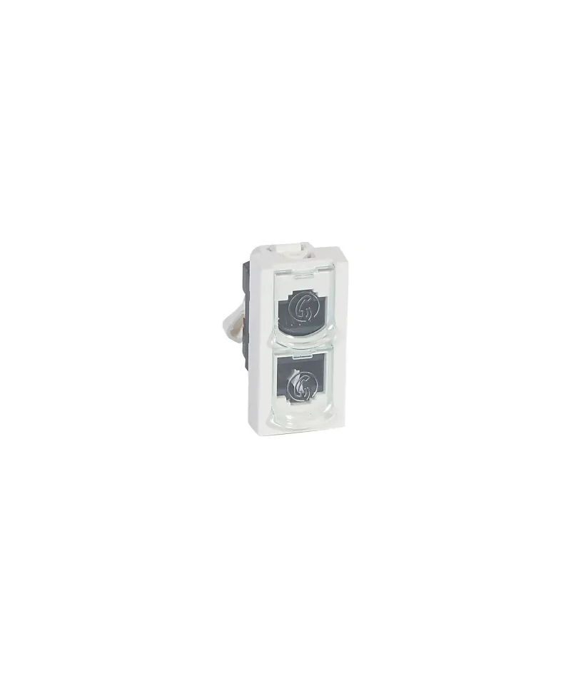Prise doubleur RJ45 contacts 45 | Leroy Merlin