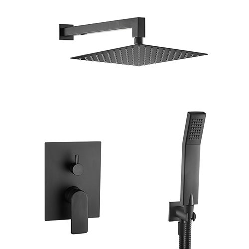 Edouard Rousseau - Colonne de Douche Mécanique WALL Carré – Tête 250 x ...