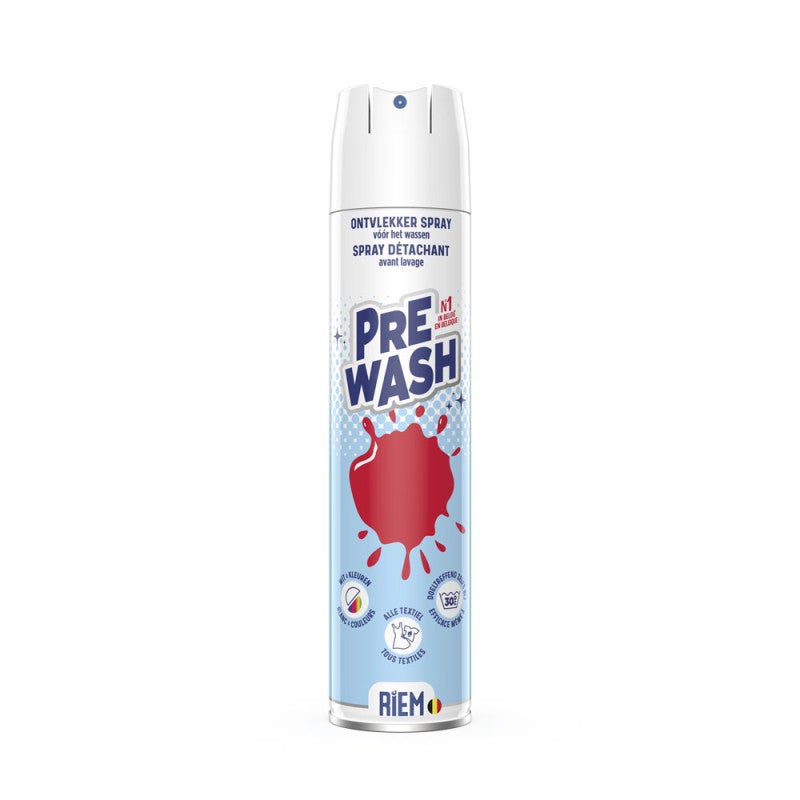 PRE-WASH - Quitamanchas en spray antes del lavado - RIEM - 0,3 L ...