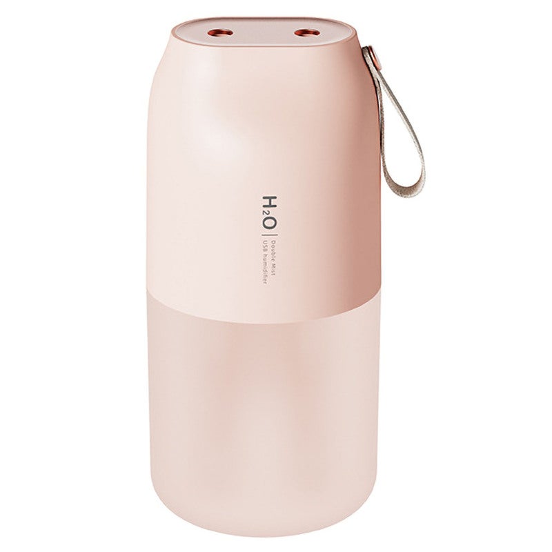 Humidificateur portable rose à double pulvérisation avec câble USB pour ...