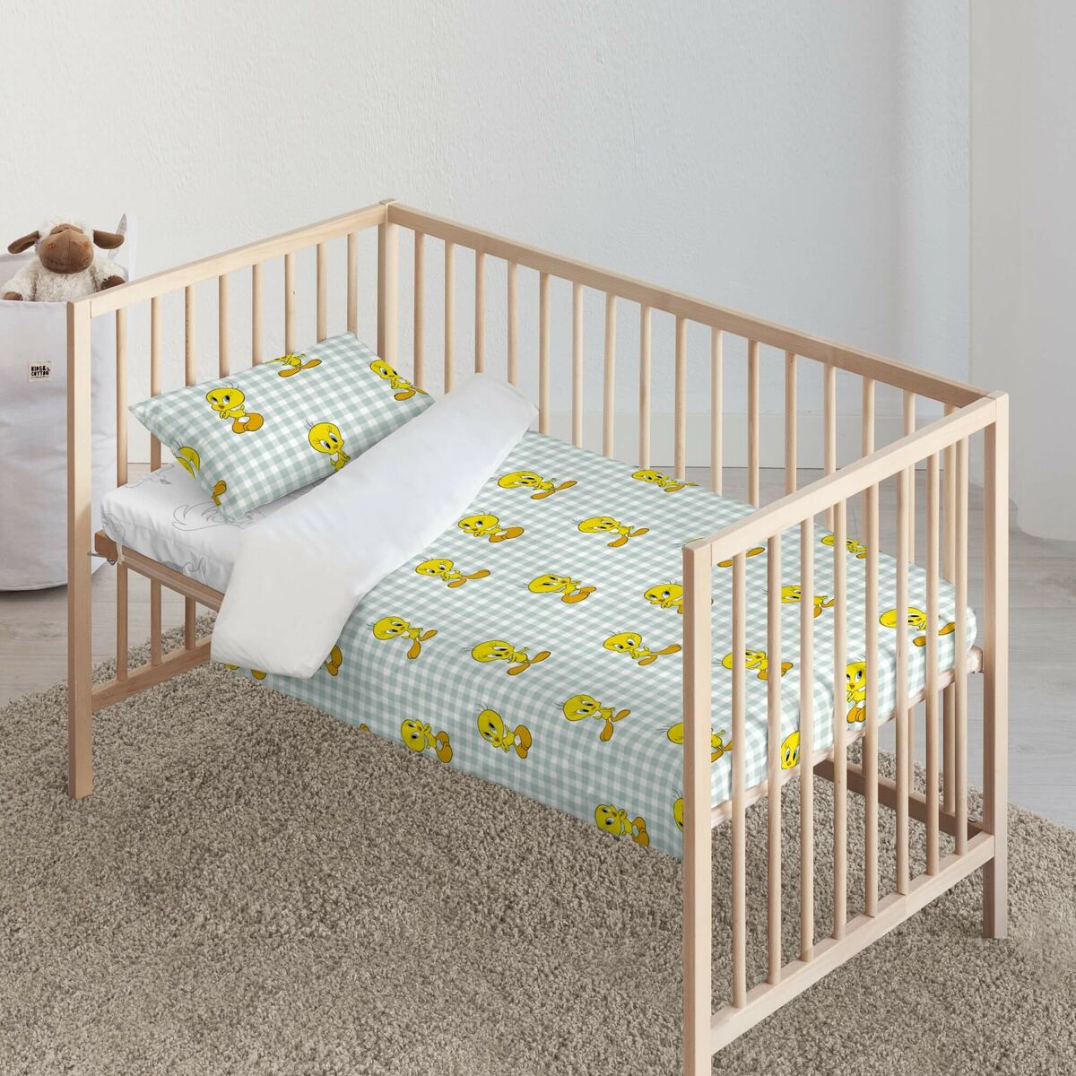 Copripiumino per Culla Piolín Vichy 100 x 120 cm | Leroy Merlin