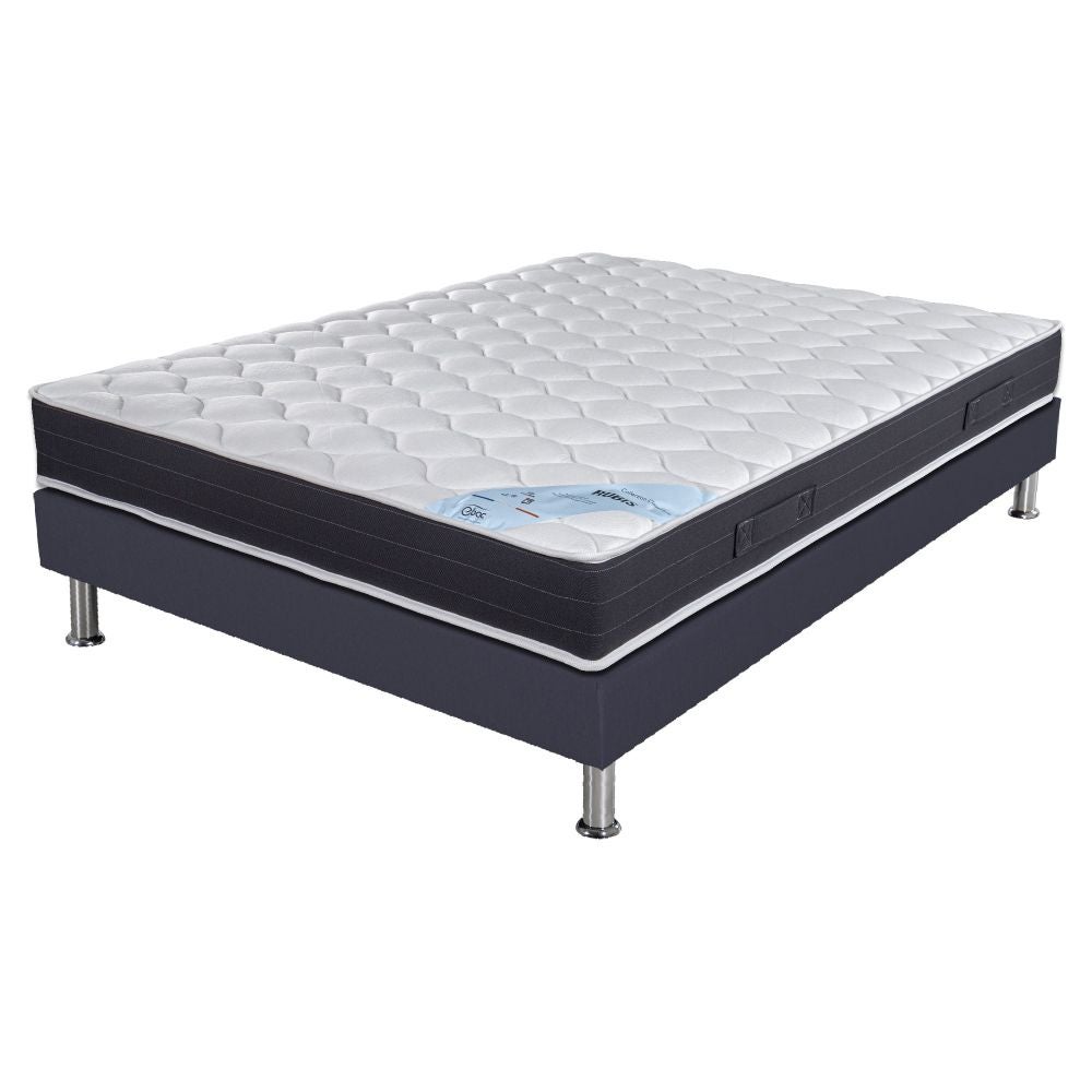 Matelas ressort + Sommier SR15 Volcan 160x200 Rubis - H. 21 cm ...