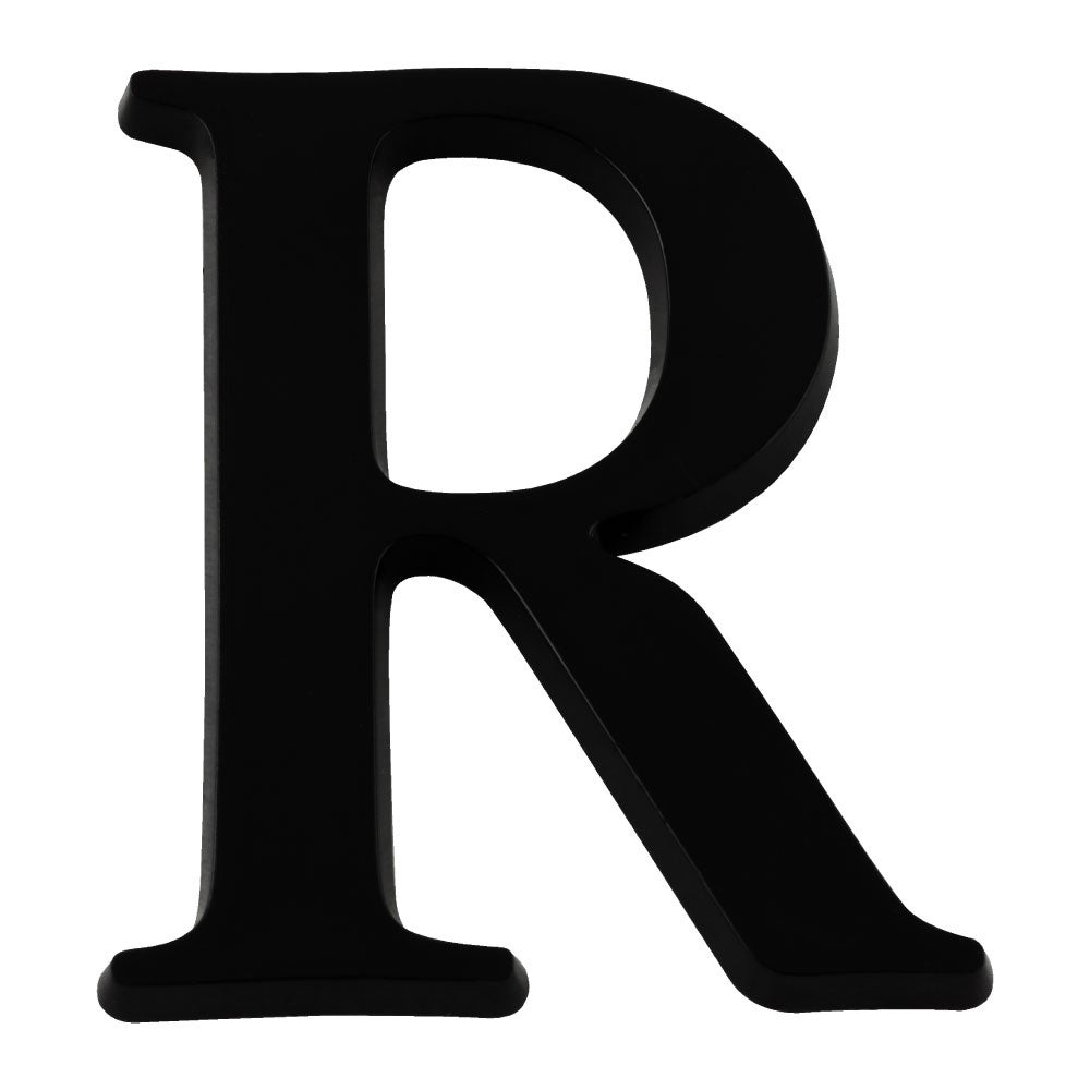 Lettre R Noire Hauteur 25mm - 4620275 | Bricoman