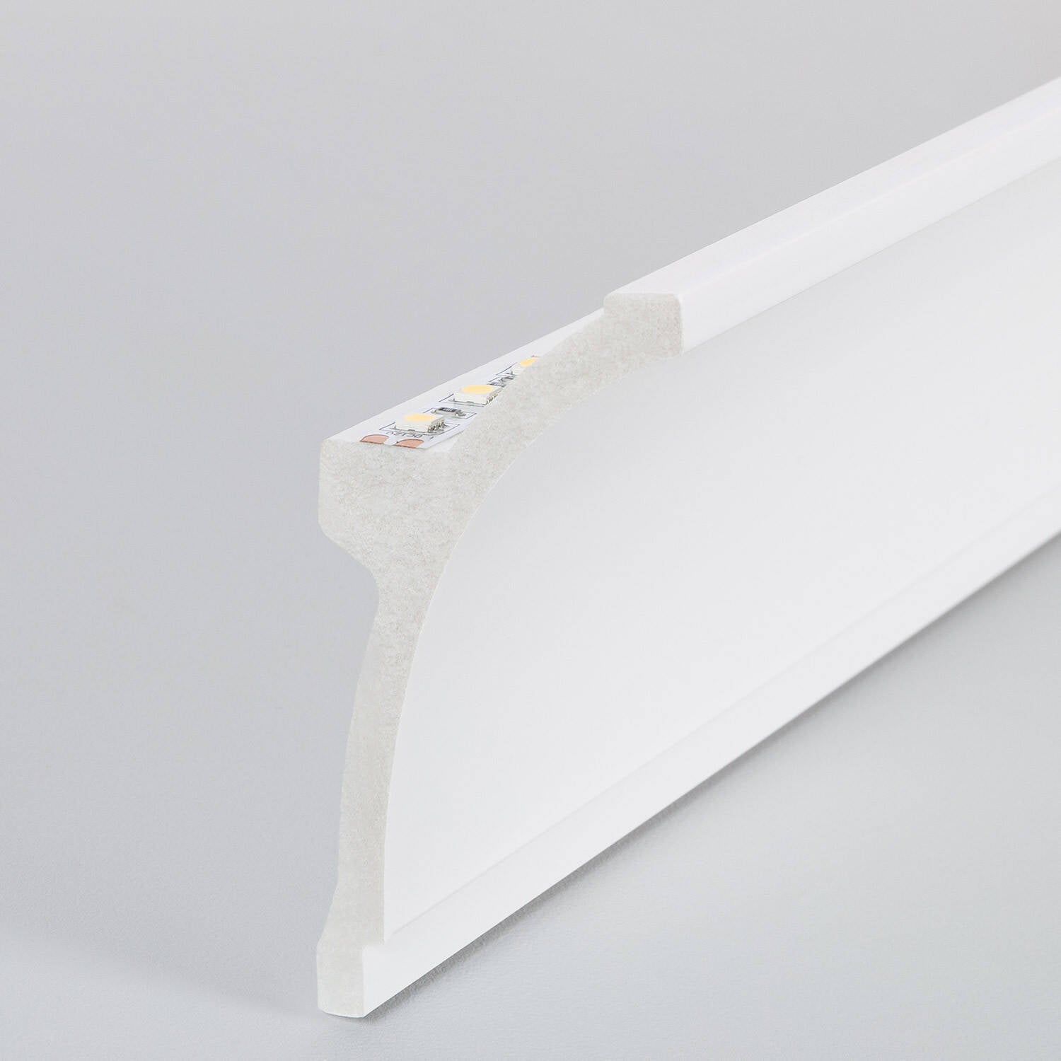 Ledkia Modanatura per Striscia LED 2m Flame Bianco2 m | Leroy Merlin