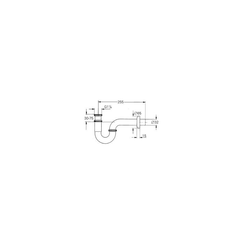Grohe Siphon pour lavabo (28947000) | Leroy Merlin