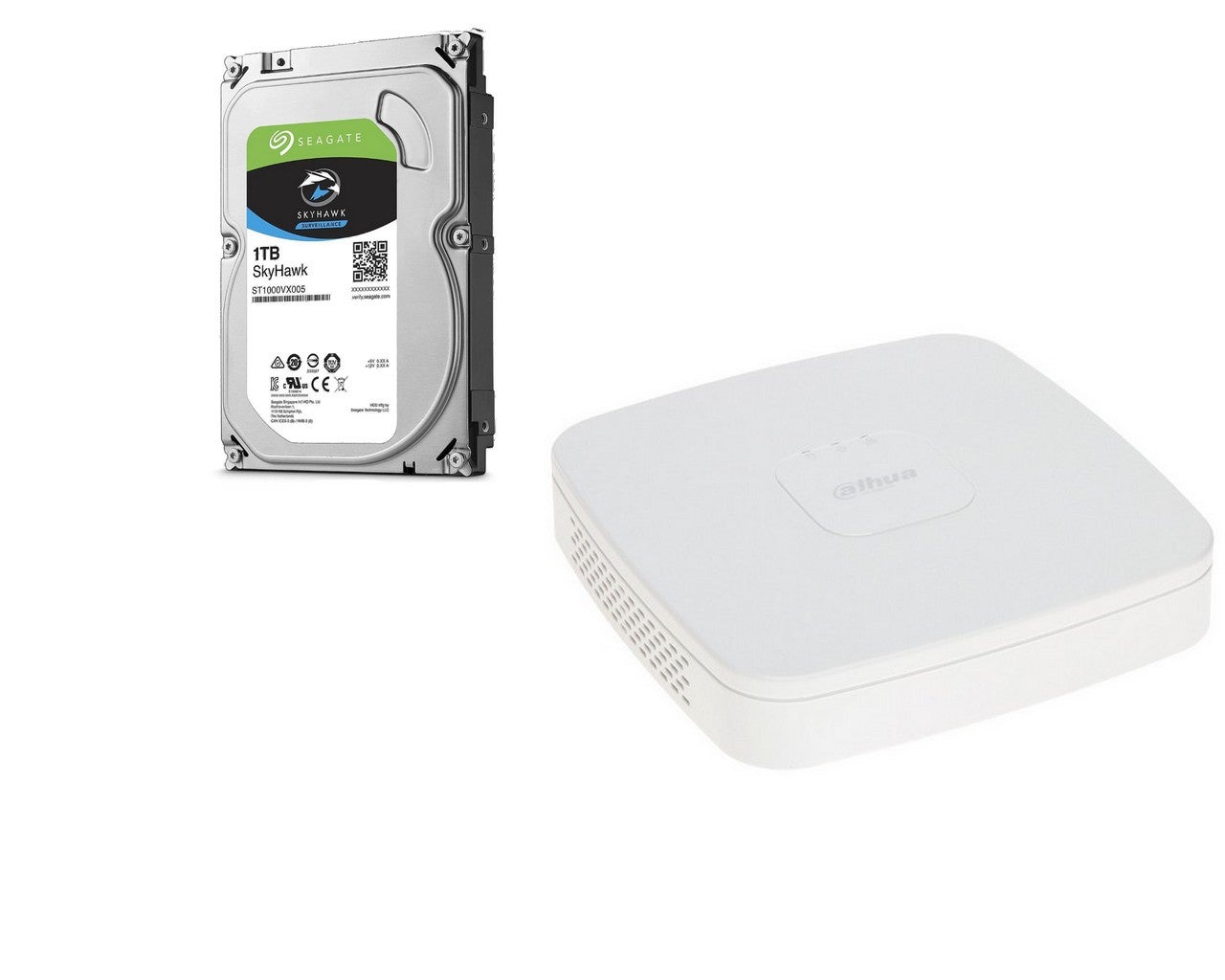 Enregistreur IP 4 voies + disque dur 1TO pour caméras POE | Leroy Merlin
