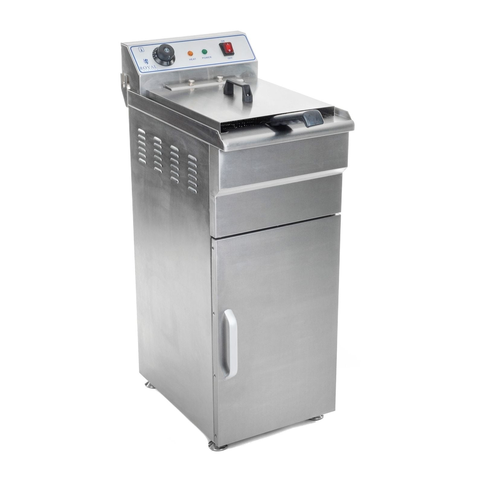 Friggitrice in acciaio inox di alta qualità con 1 vasca estraibile da ...