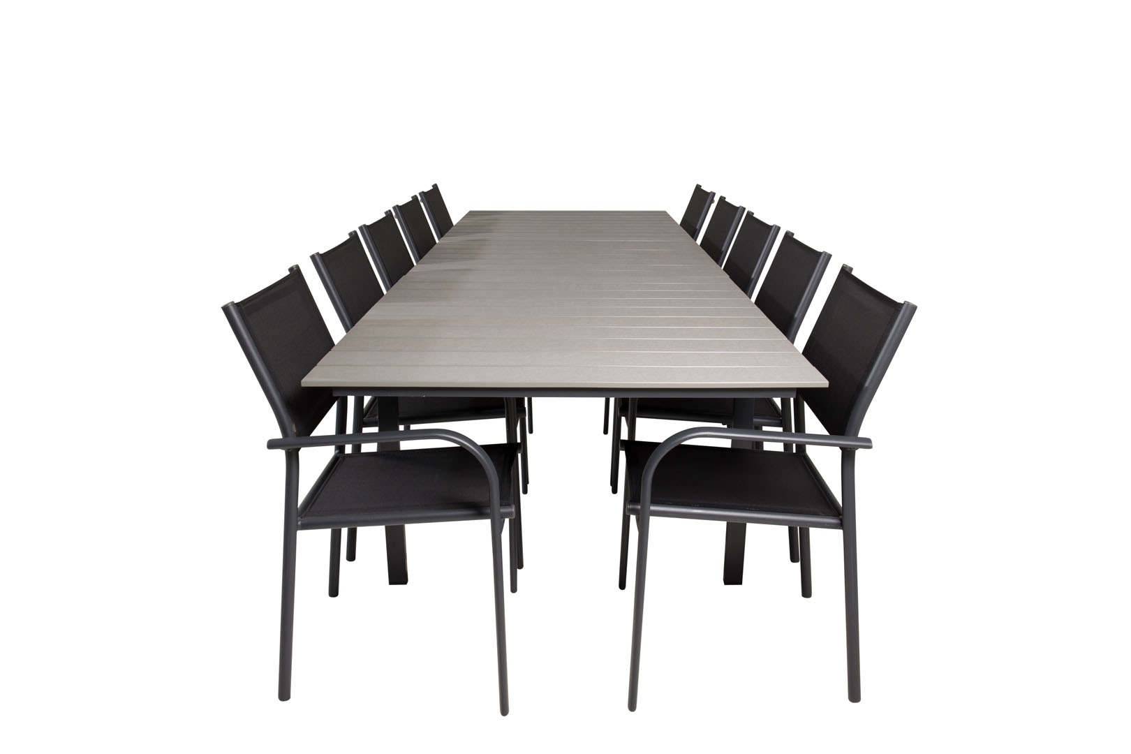 Levels Ensemble de table et chaises de jardin, table 100x229/310cm et ...