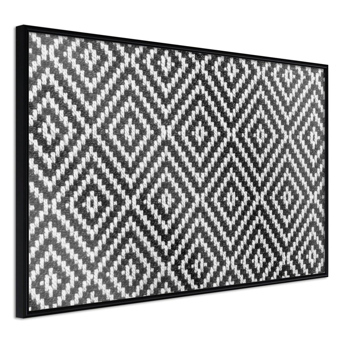 Affiche Murale Encadrée "Moving Pattern" 90 x 60 cm Noir | Leroy Merlin