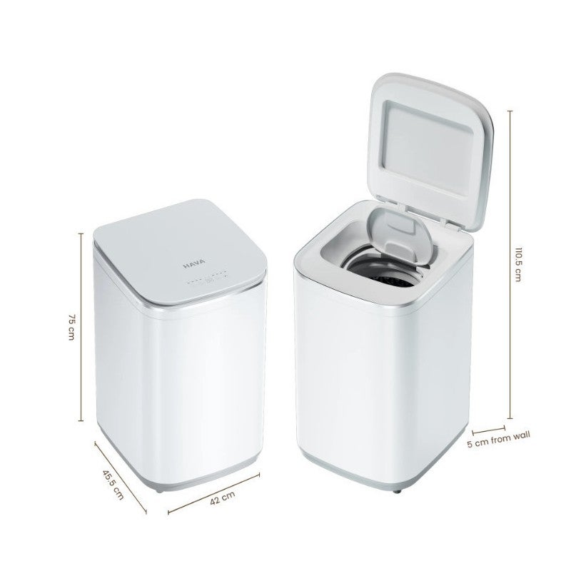 Lave-linge portable HAVA T02 pour camping-car et caravane | Leroy Merlin