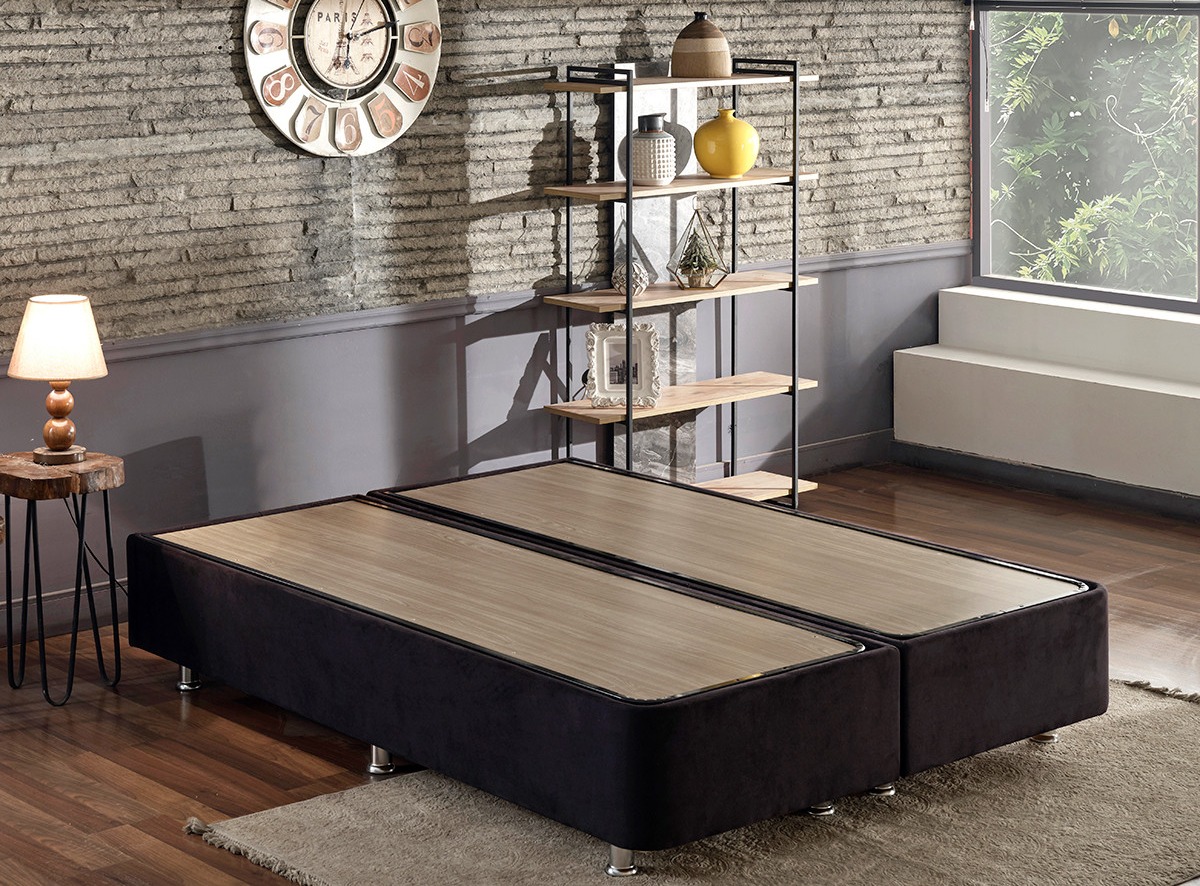 Cadre de lit avec coffre de rangement Rika - 6 tailles-160x200 | Leroy ...