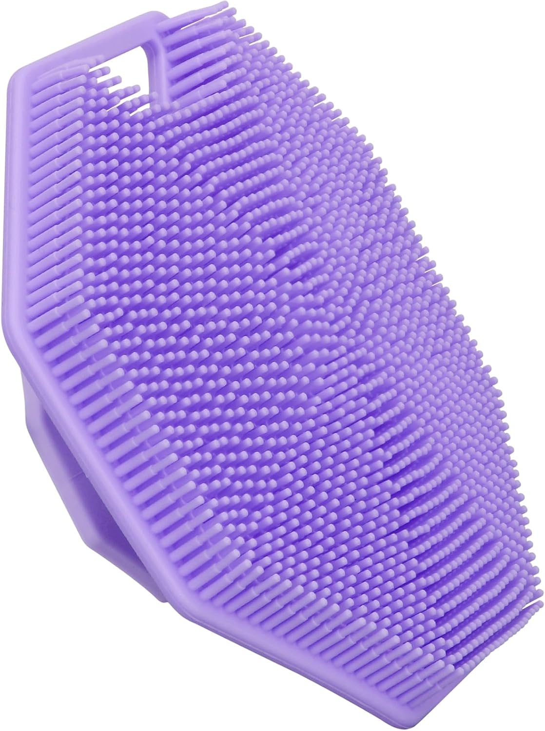 Brosse de bain en silicone avec crochet et ventouse, brosse pour le ...