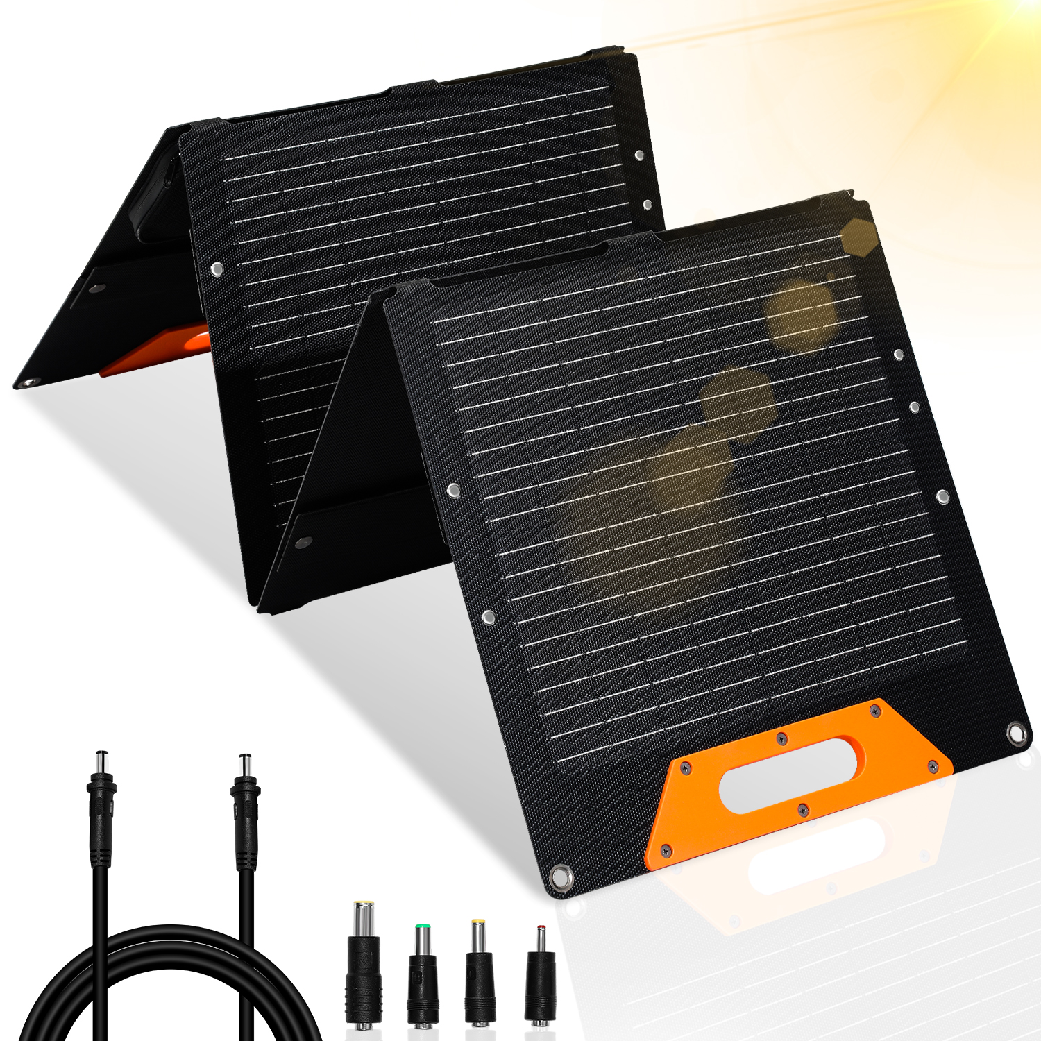 Panneau Solaire sur Balcon 120W Panneau Solaire Monocristallin Panneau Solaire Photovoltaique ...