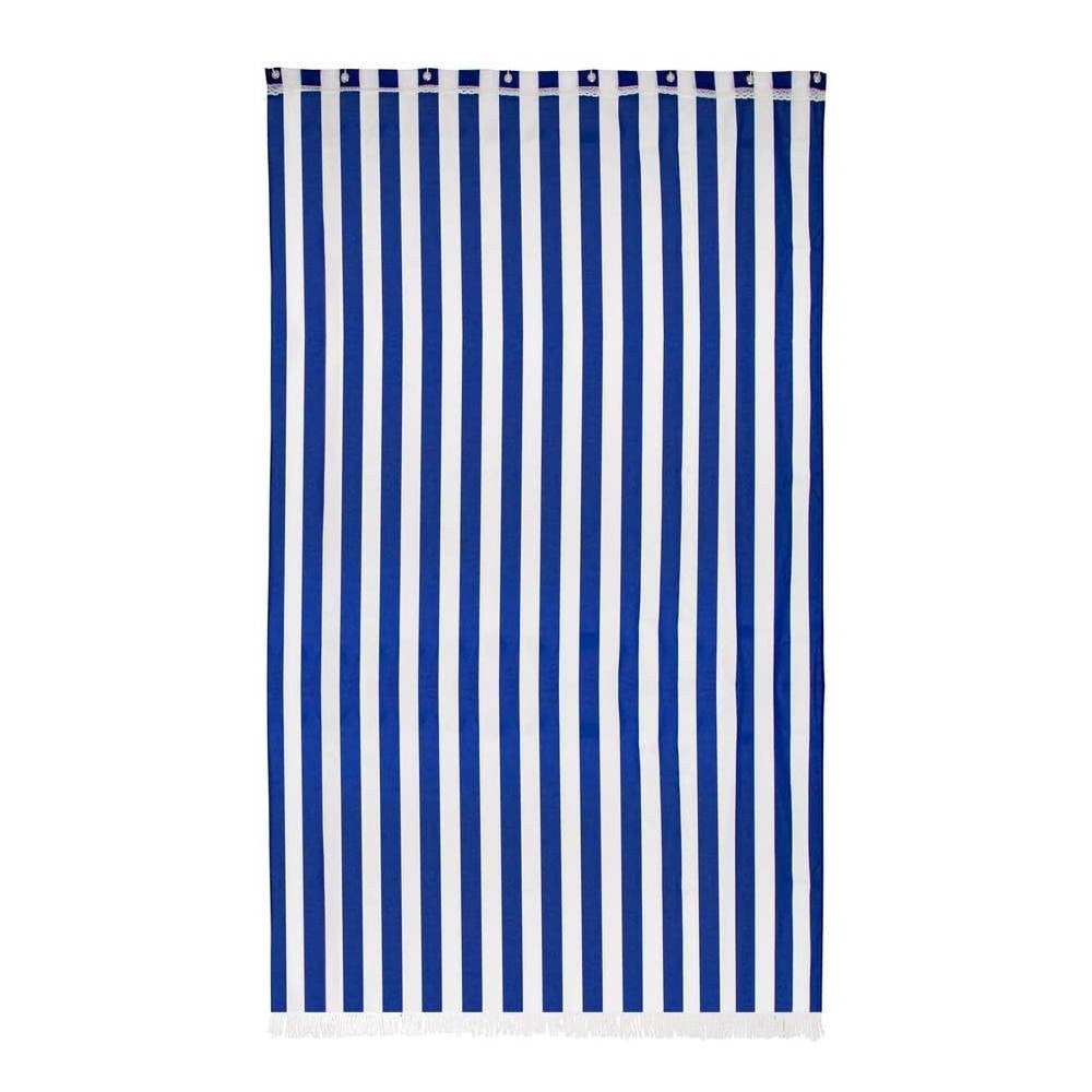 Toldo para balcón rayas azules y blancas 140 x 300 cm | Leroy Merlin