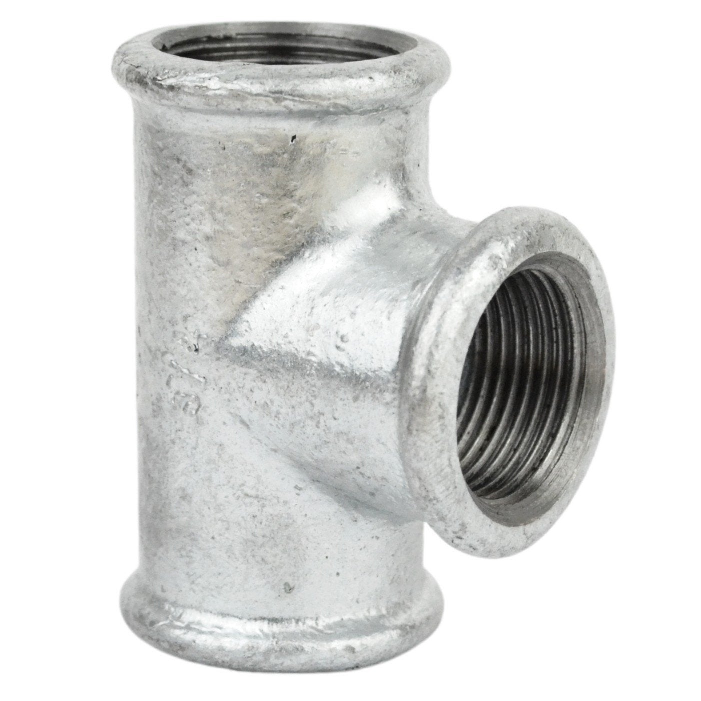 Raccord Té - T égal femelle fonte galvanisée - 20x27mm (3/4'') | Leroy ...