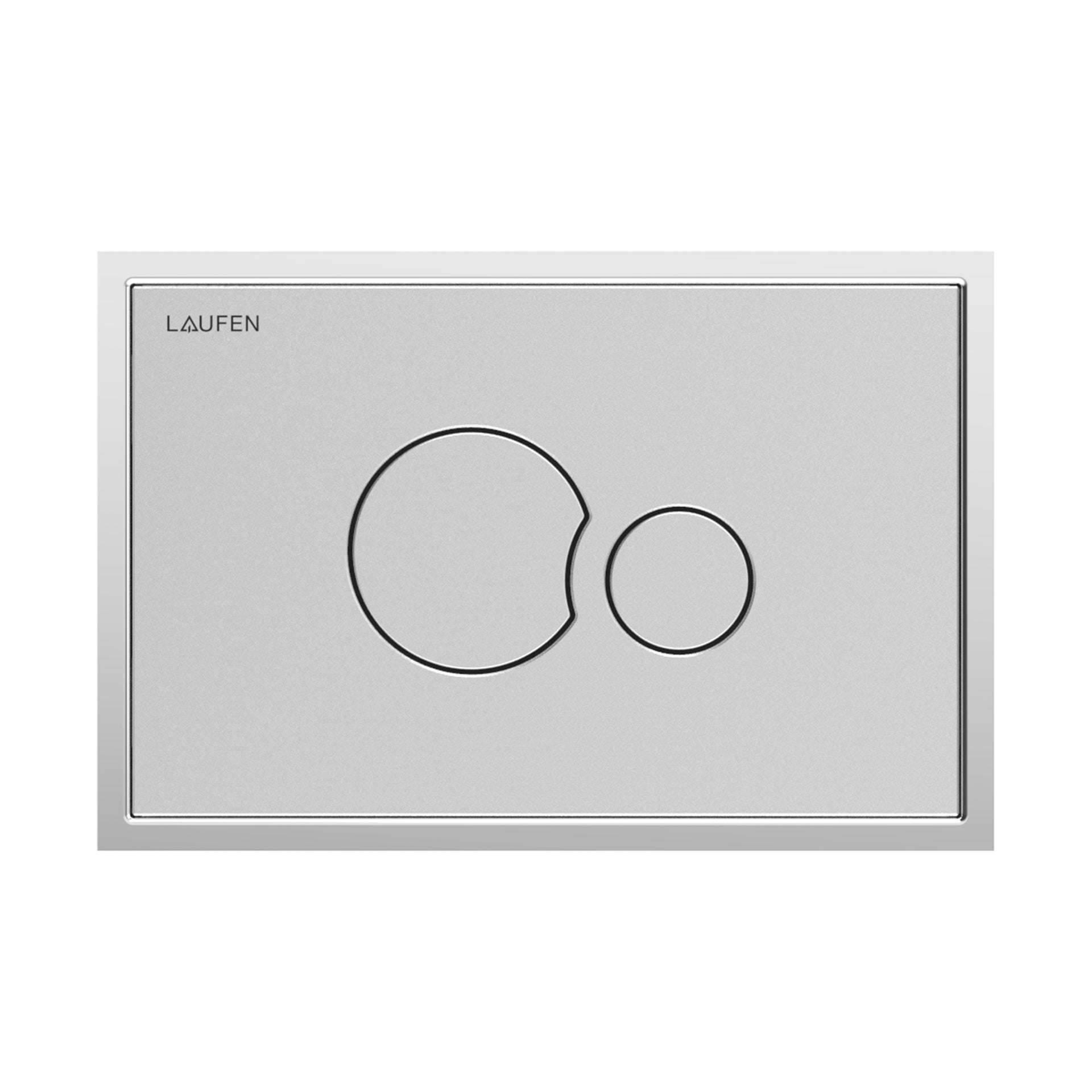 LAUFEN AW106 INEO plaque de commande, Dual-Flush, à plat, 181x1x121mm ...