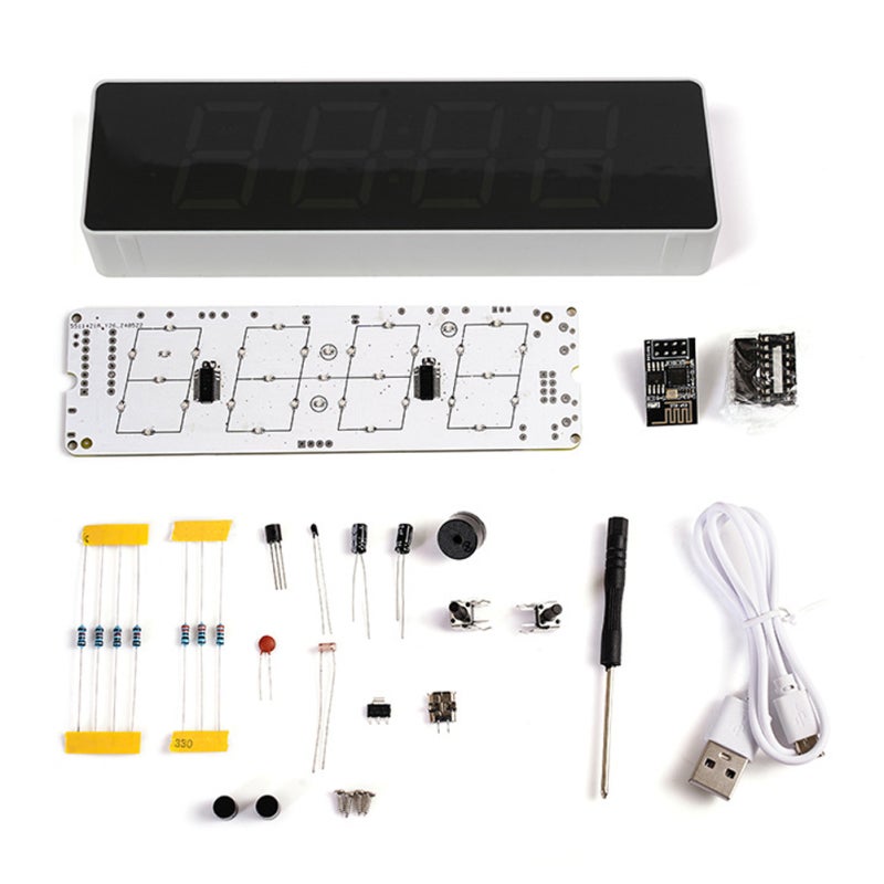 Kit de reloj electrónico inteligente ESP8266 IoT, sincronización ...