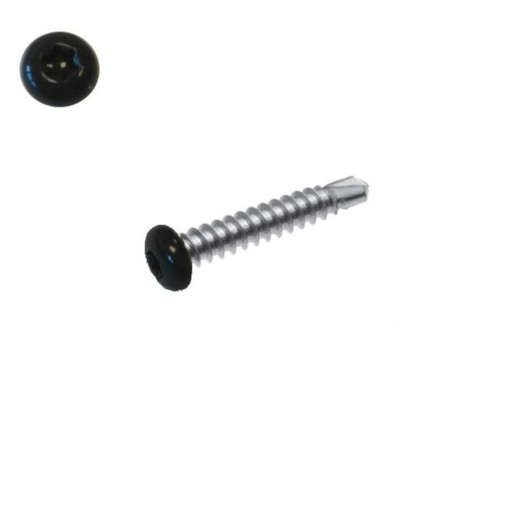 Vis autoperceuses 4,8x38 mm RAL 7016 gris anthracite tête cylindrique ...