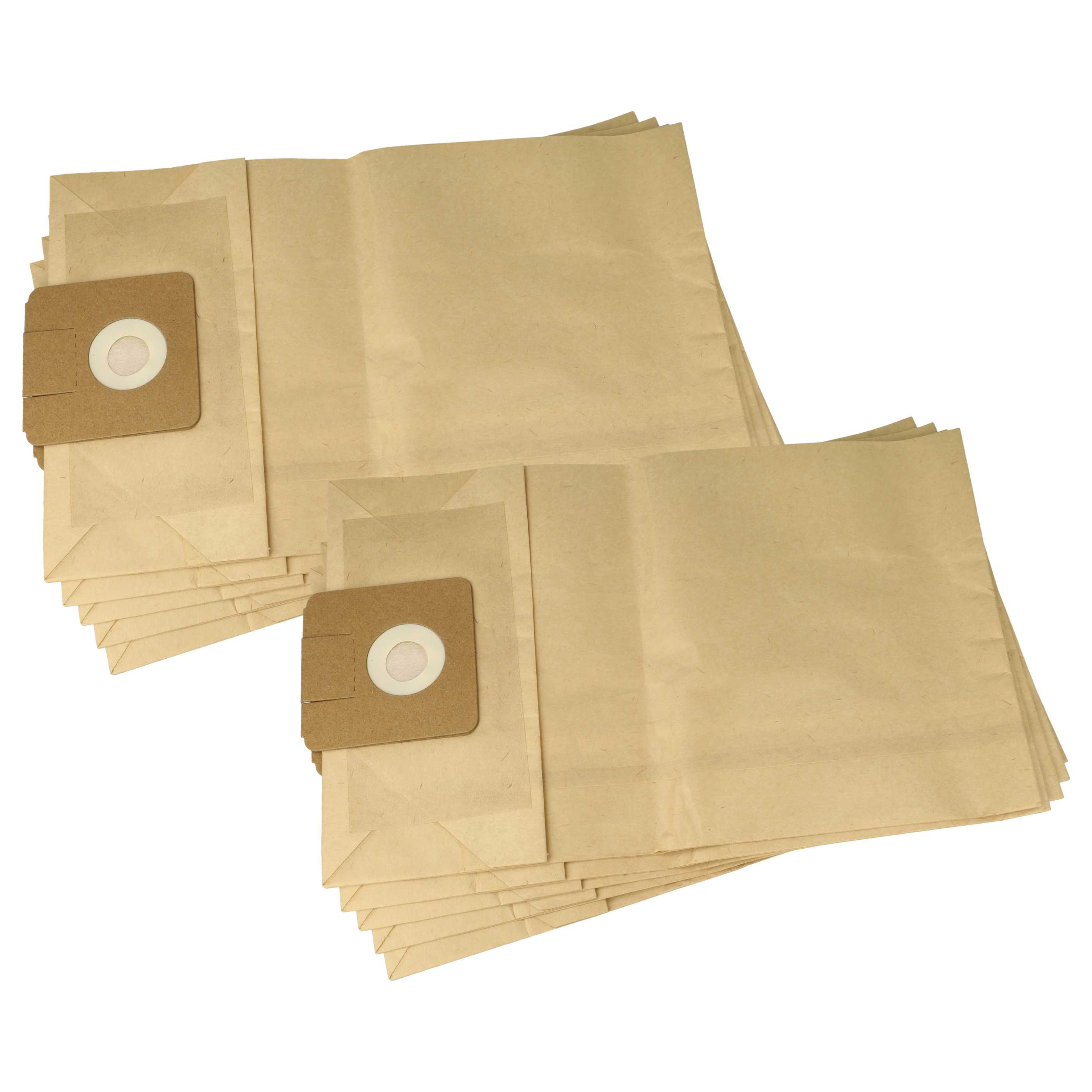 Vhbw 10x bolsa compatible con HV VacuumLine HV 9, HV 9 S Plus aspiradora - papel de filtro, TA 1 ...