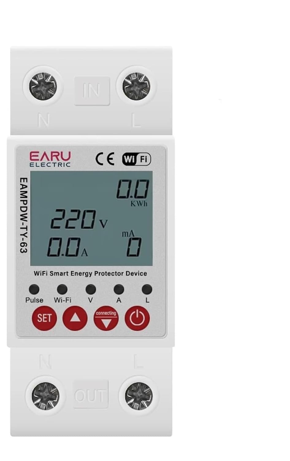 Relais de Protection Fuite à la Terre – Disjoncteur + Compteur d ...
