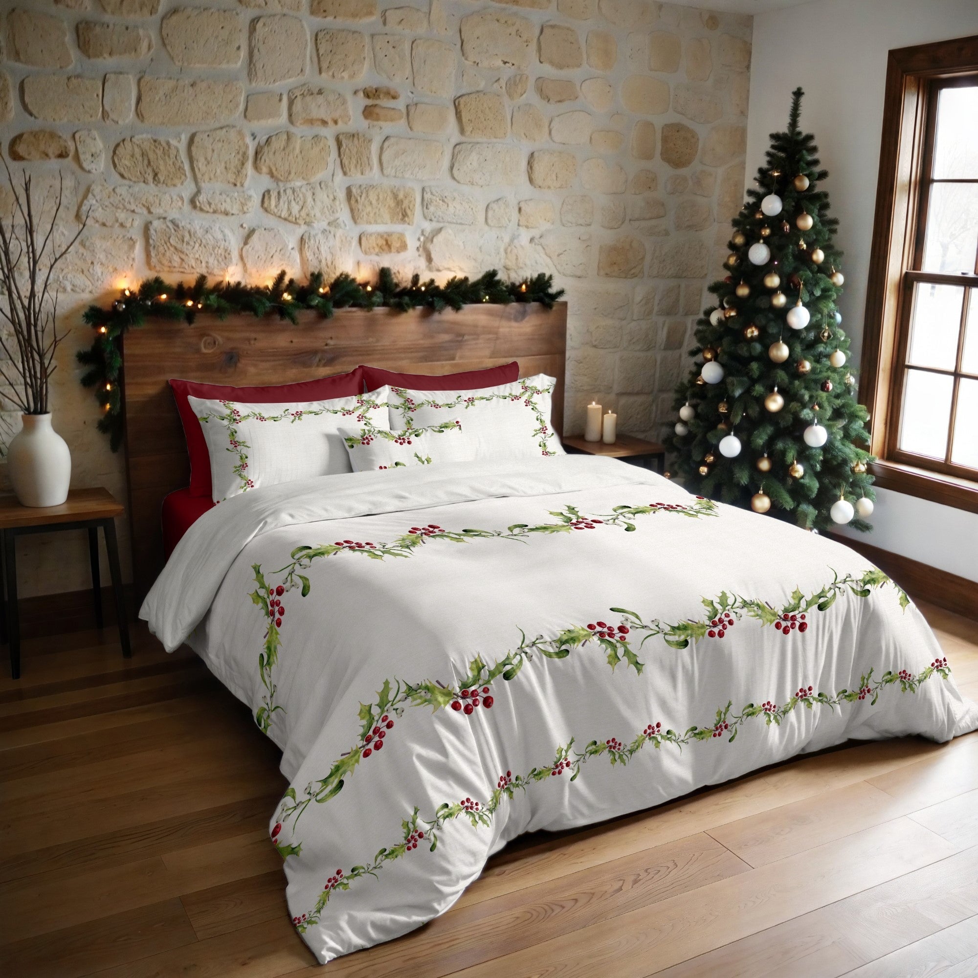 Copripiumino con bottoni a pressione Holly - 220x220 cm | Leroy Merlin