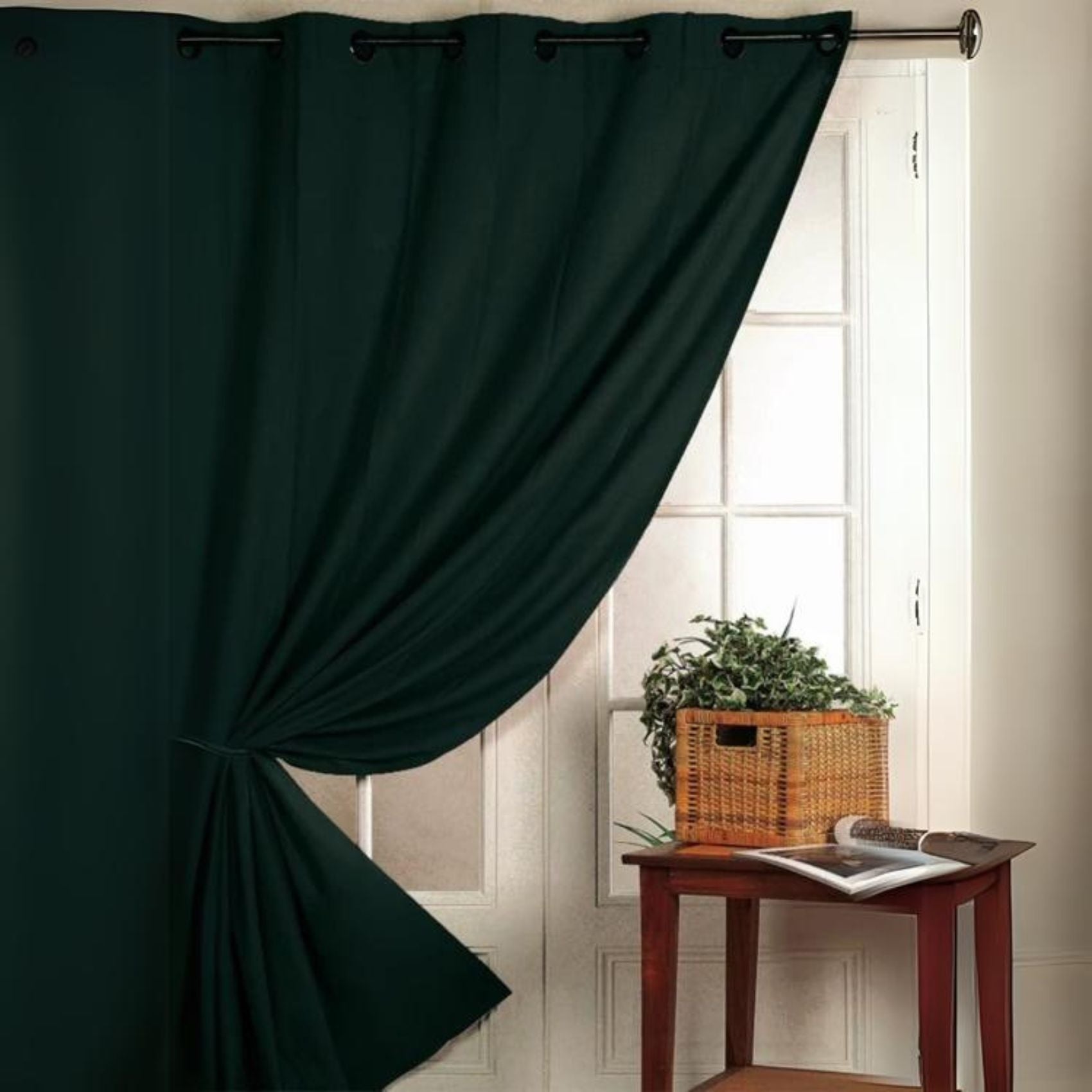 Rideau 80% occultant vu sur D&CO ! - Noir - 140x260 cm - Polyester ...