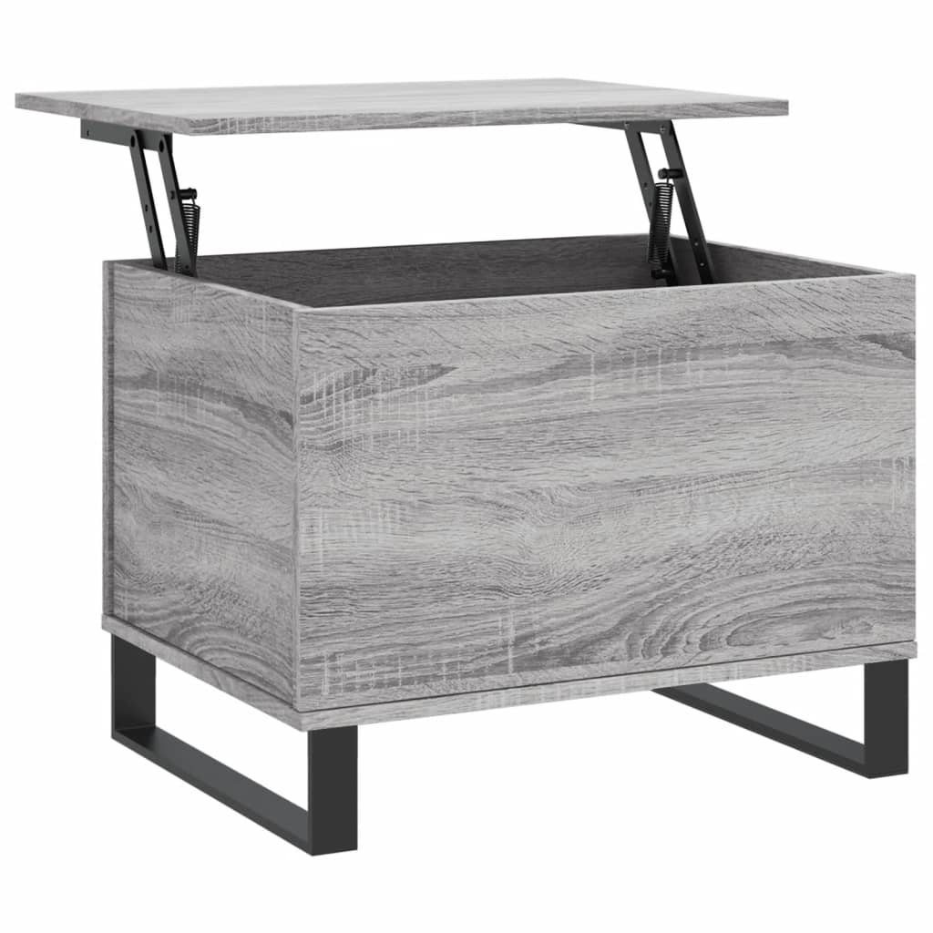 Table basse Sonoma gris 60x44,5x45 Bois d'ingénierie | Leroy Merlin