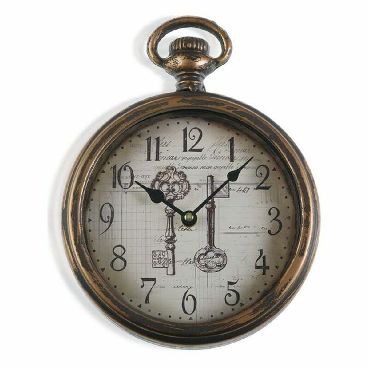 Reloj de Pared Versa Keys Metal (28 x 5 x 22 cm) | Leroy Merlin