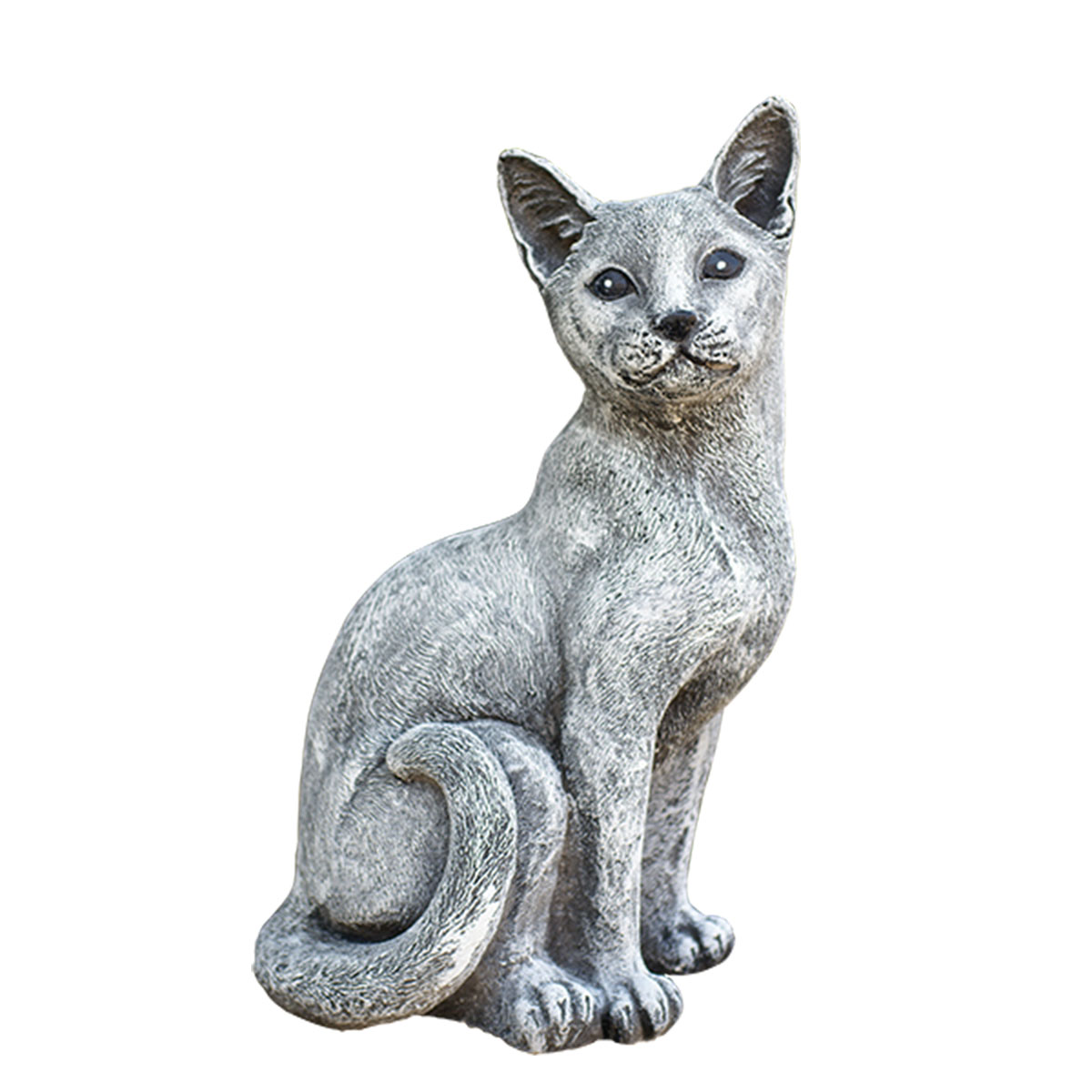 Statue Chat Sali 23X20X38cm. Béton Pierre | Leroy Merlin