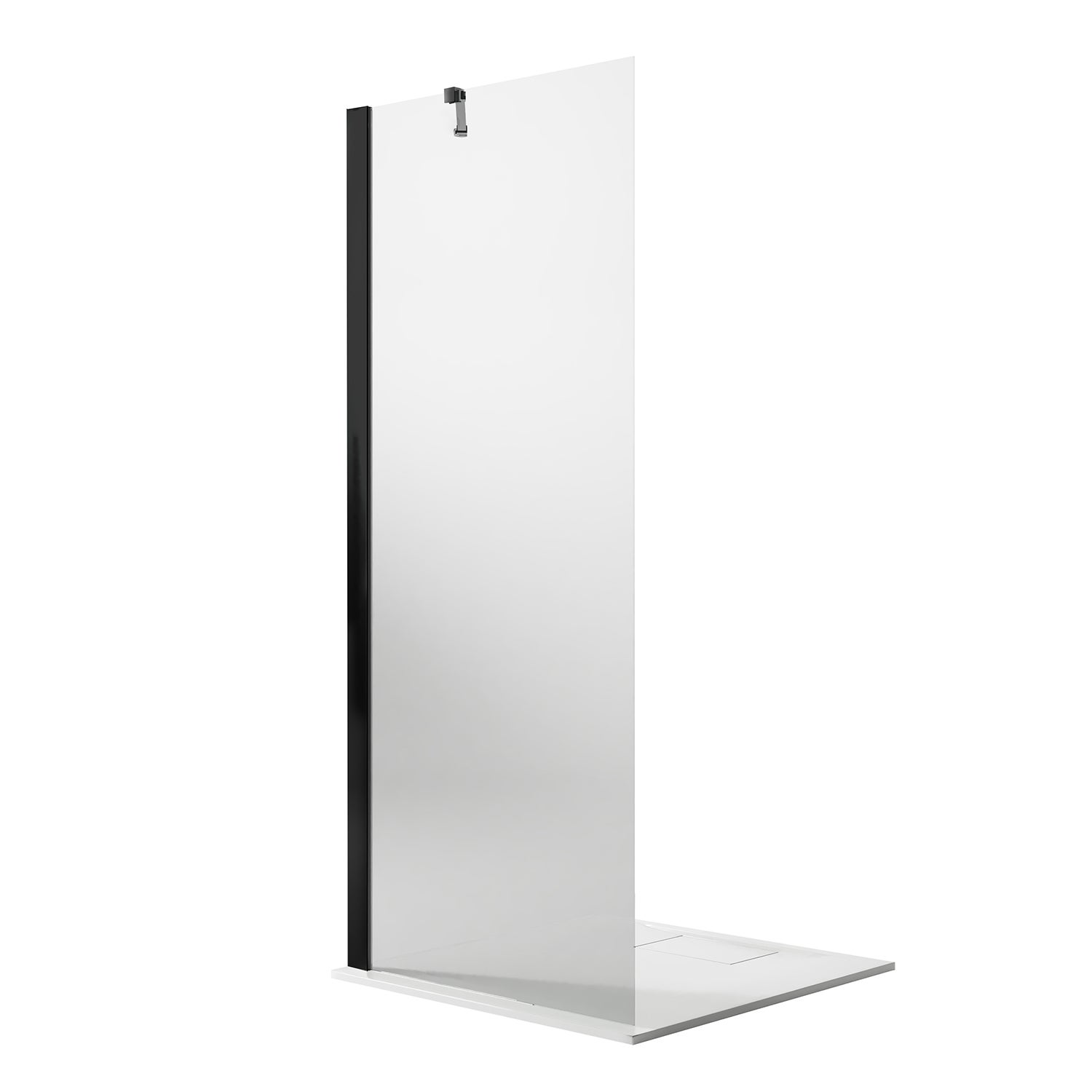 Pared de ducha Walk In 46CM H190 Cristal Transparente con Tratamiento ...