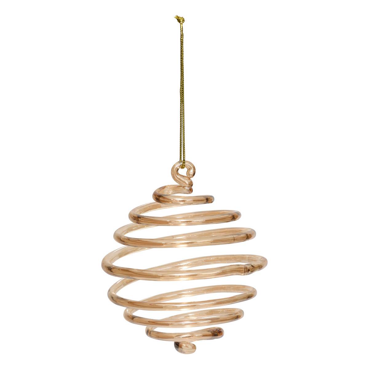 FEERIC LIGHTS & CHRISTMAS - Bdn cristal 80mm espiral bronce | Leroy Merlin