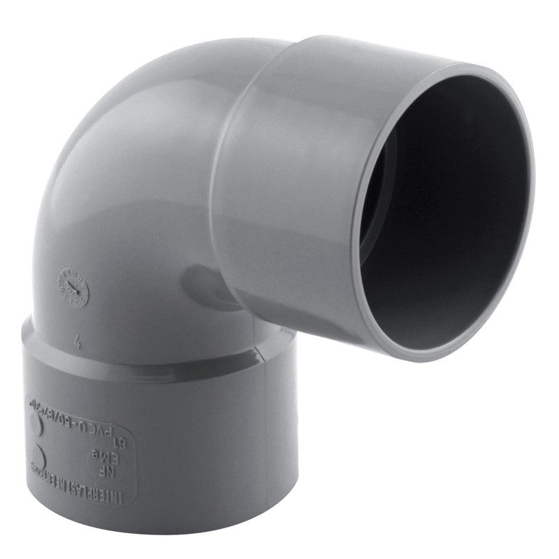 Coude PVC évacuation 87° femelle/femelle Ø50 | Leroy Merlin