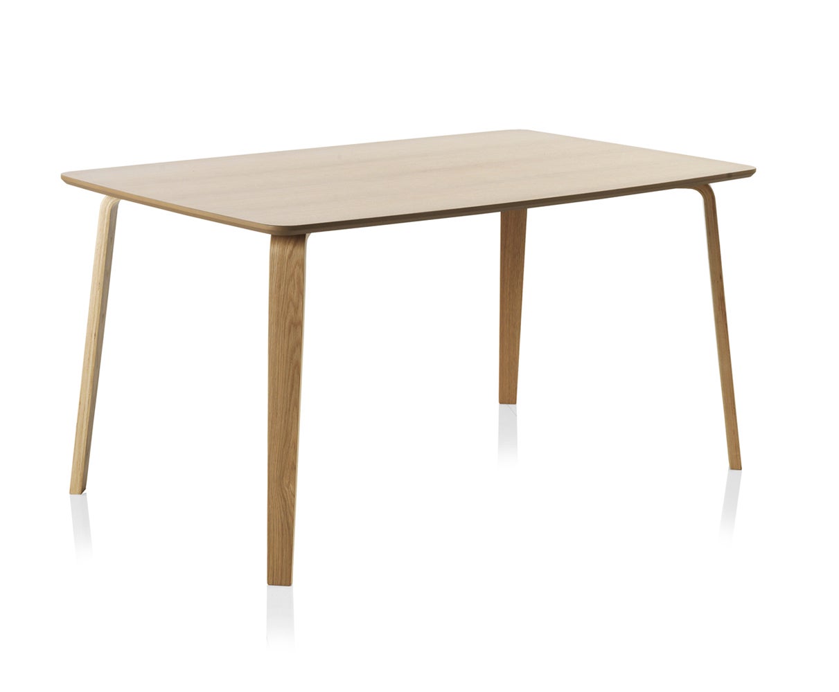 Mesa tablero de fibras contrachapado en roble 150x90 cm | Leroy Merlin