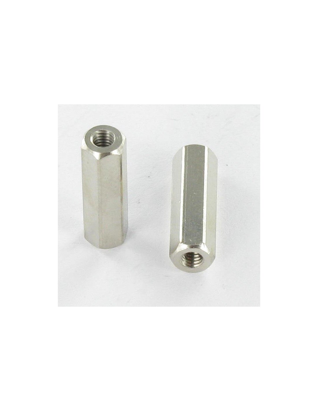 Entretoise Laiton nickelé Hexagonal 5X17 M3-200 pièces | Leroy Merlin